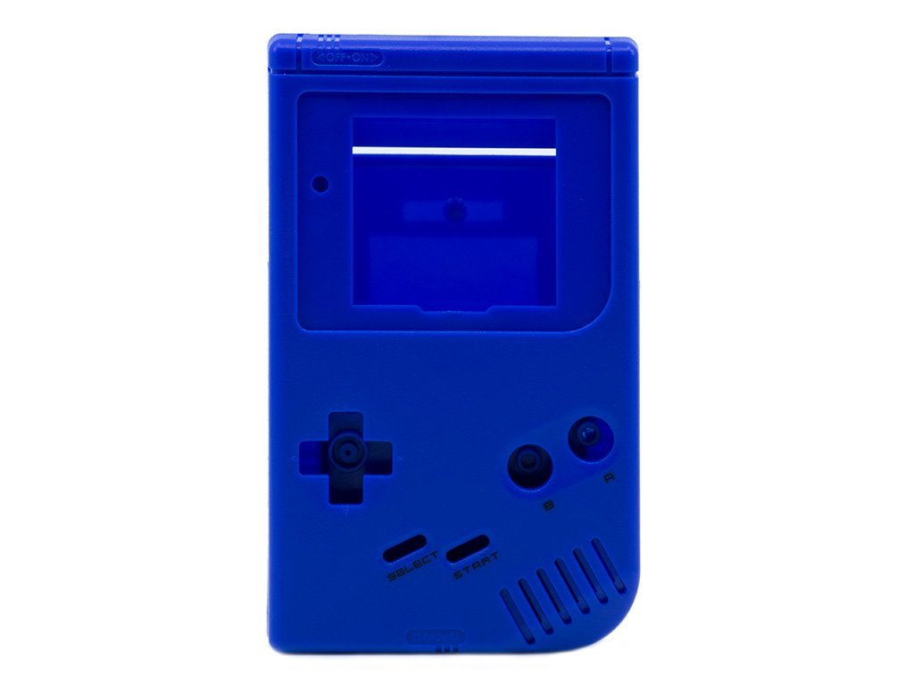 Front & Back housing shell for Game Boy DMG-01 - Super Famicom Blue | Retro Modding