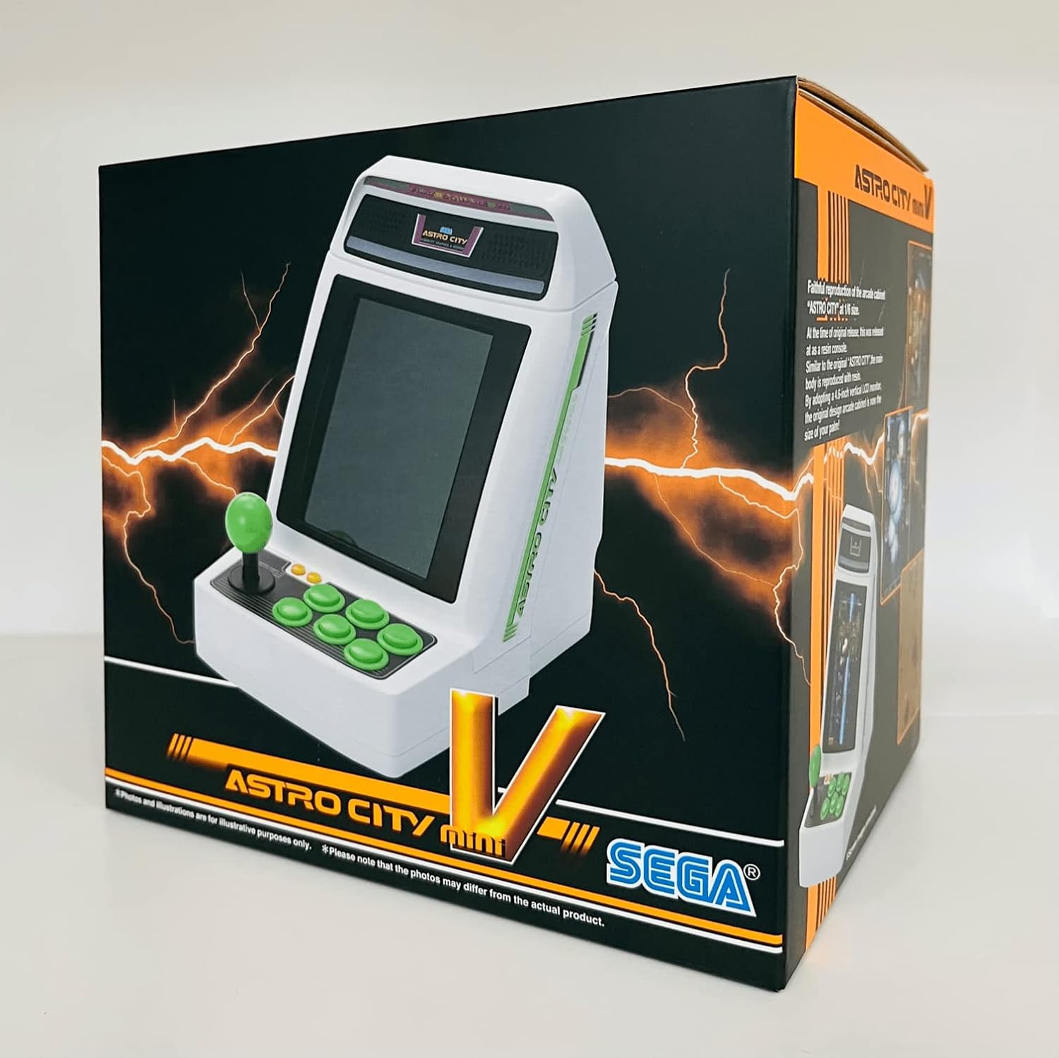 SEGA Astro City Mini V - Mini arcade console with 22 build-in games
