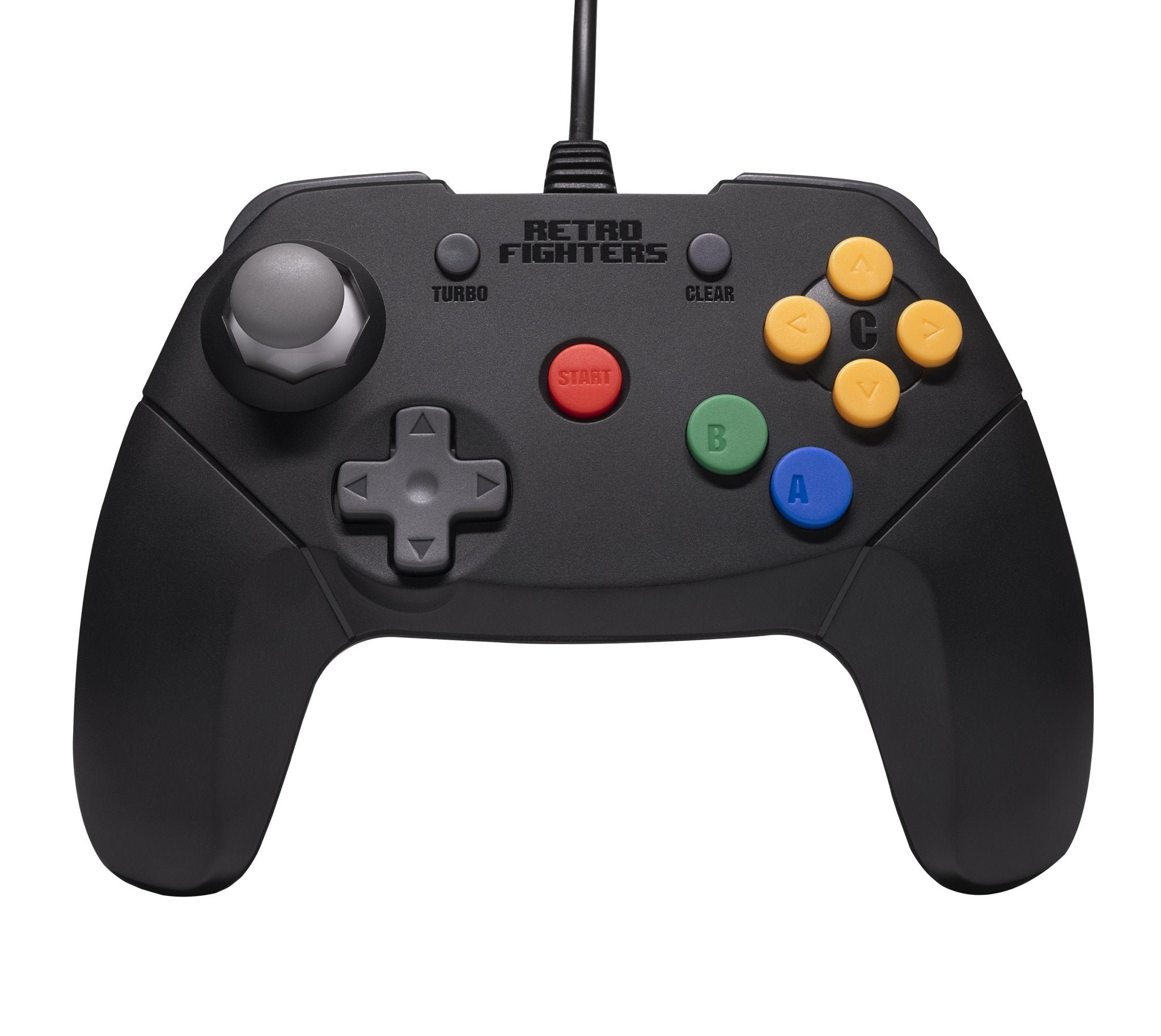 Brawler64 V2 wired Controller for Nintendo 64 [N64] - Black | Retro ...