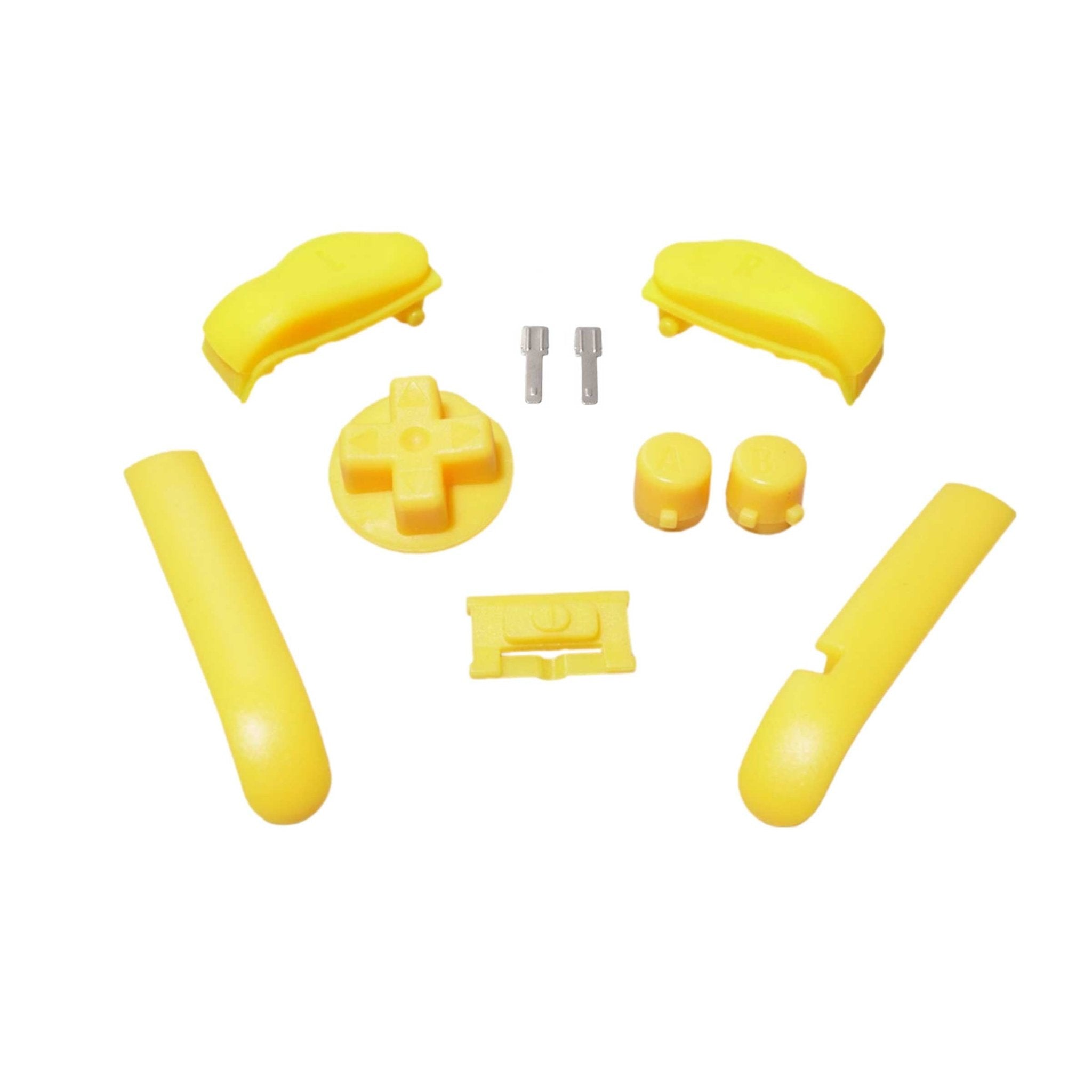 Game Boy Advance buttons set GBA - Lemon yellow | Funnyplaying