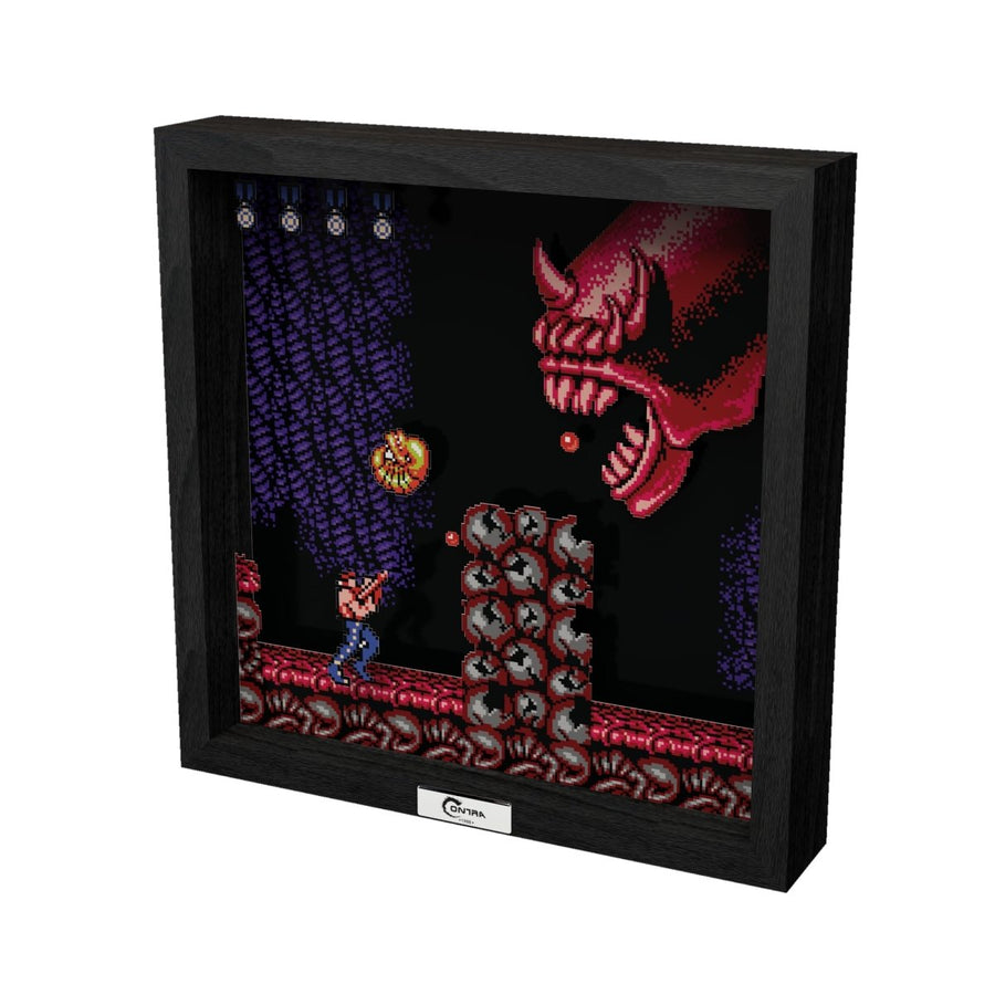 Contra Dragon God Java shadow box art officially licensed 9x9 inch | Pixel Frames – ZedLabz