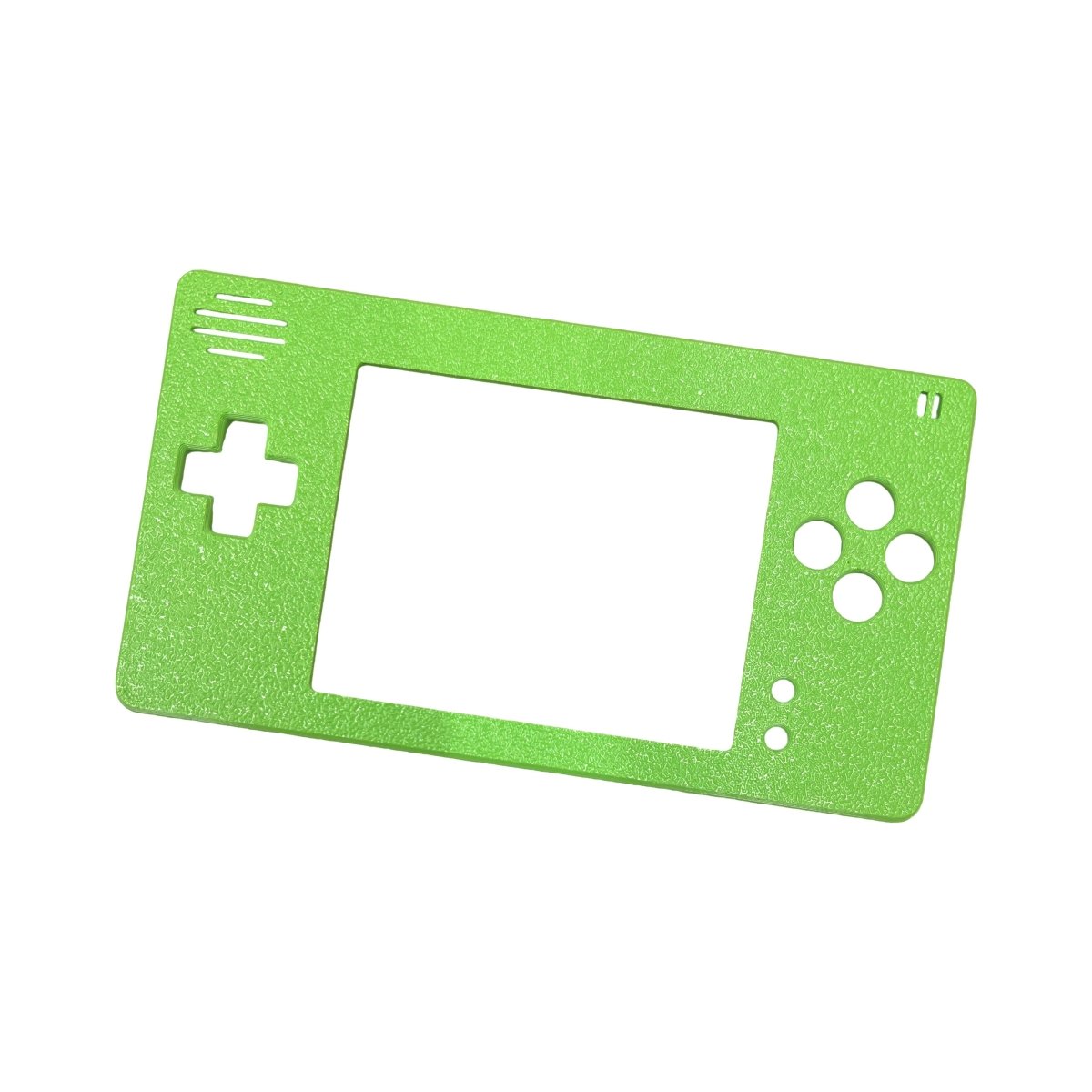 Faceplate for Game Boy Macro console 3D printed - Green | Helder game tech