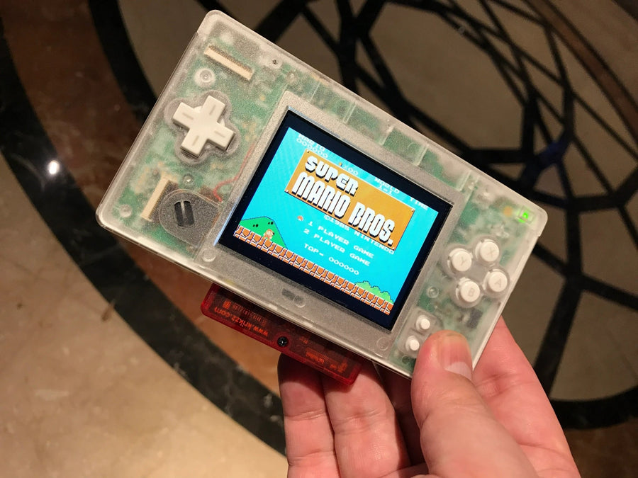 Faceplate for Game Boy Macro console - Frosted clear | Retro game ...