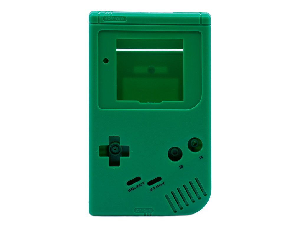 Front & Back housing shell for Game Boy DMG-01 - Super Famicom Green ...