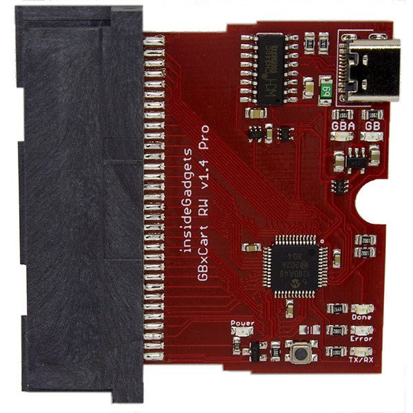 GBxCart RW 1.4 Pro Reader, Writer & Flasher for Gameboy, Color, Advance ...