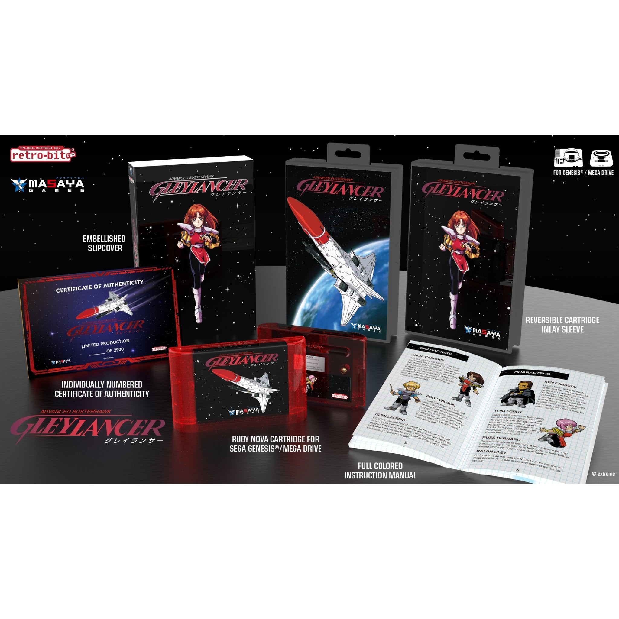 Gley Lancer for Sega Genesis Mega Drive Collector's edition (English ...