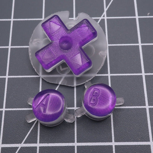 Custom resin buttons for Game Boy Color - Chrome purple | Lab Fifteen ...