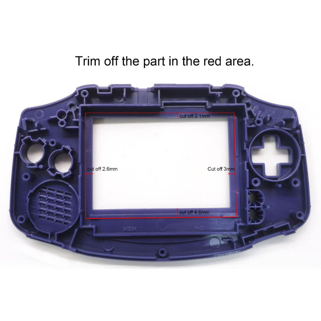 Laminated IPS LCD screen kit for Nintendo Game Boy Advance - Black ...