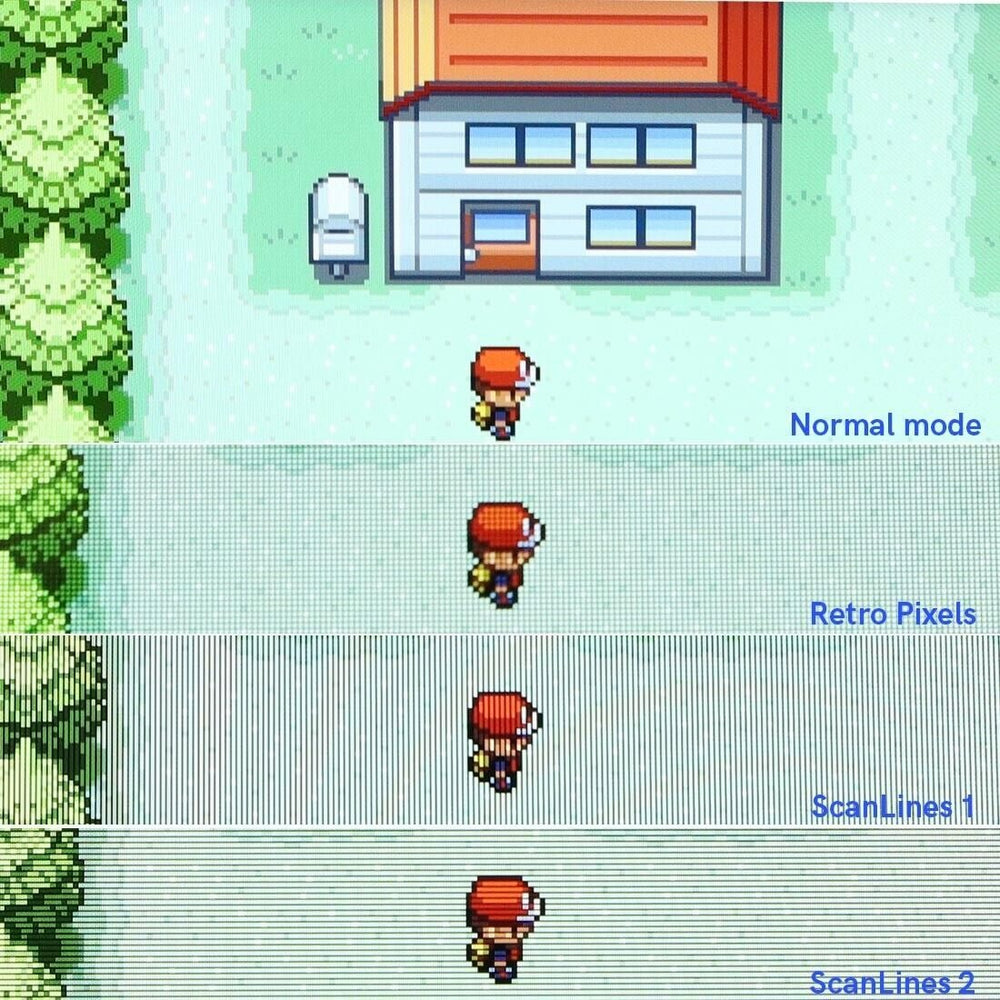 OLED laminated touch screen for Game Boy Color (GBC) backlight kit ...