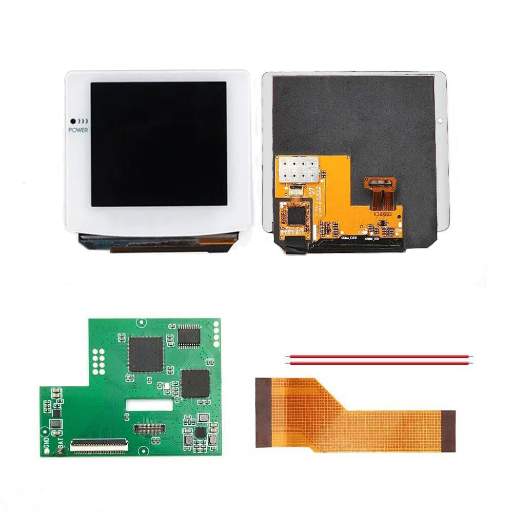 OLED laminated touch screen for Game Boy Color (GBC) backlight kit ...