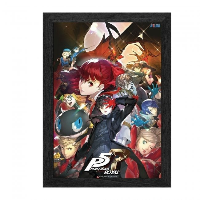 Persona 5 Royal Plax lenticular frame art officially licensed 10x12 ...