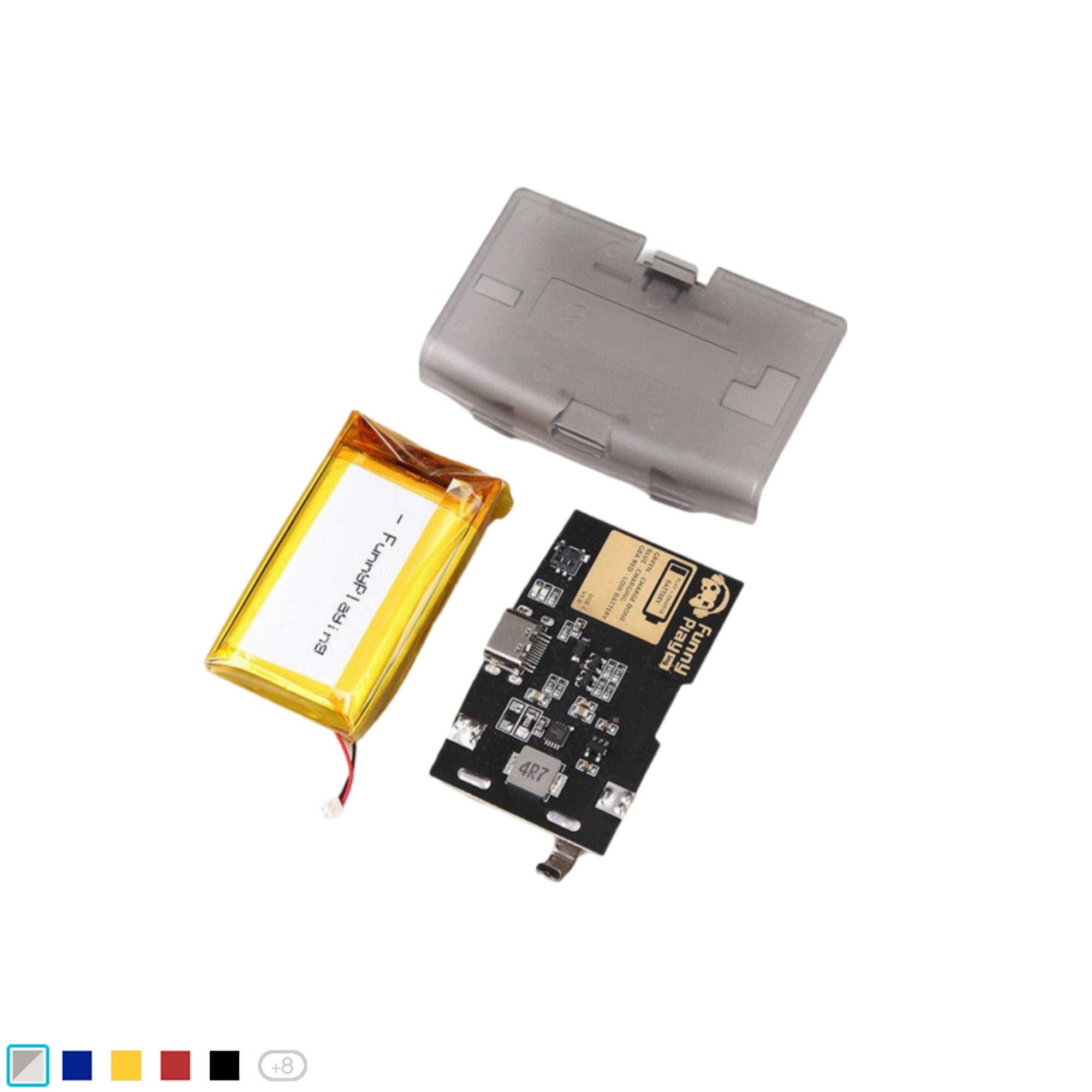 Rechargeable battery pack for Game Boy Advance USB C 1800 Mah Lipo ...