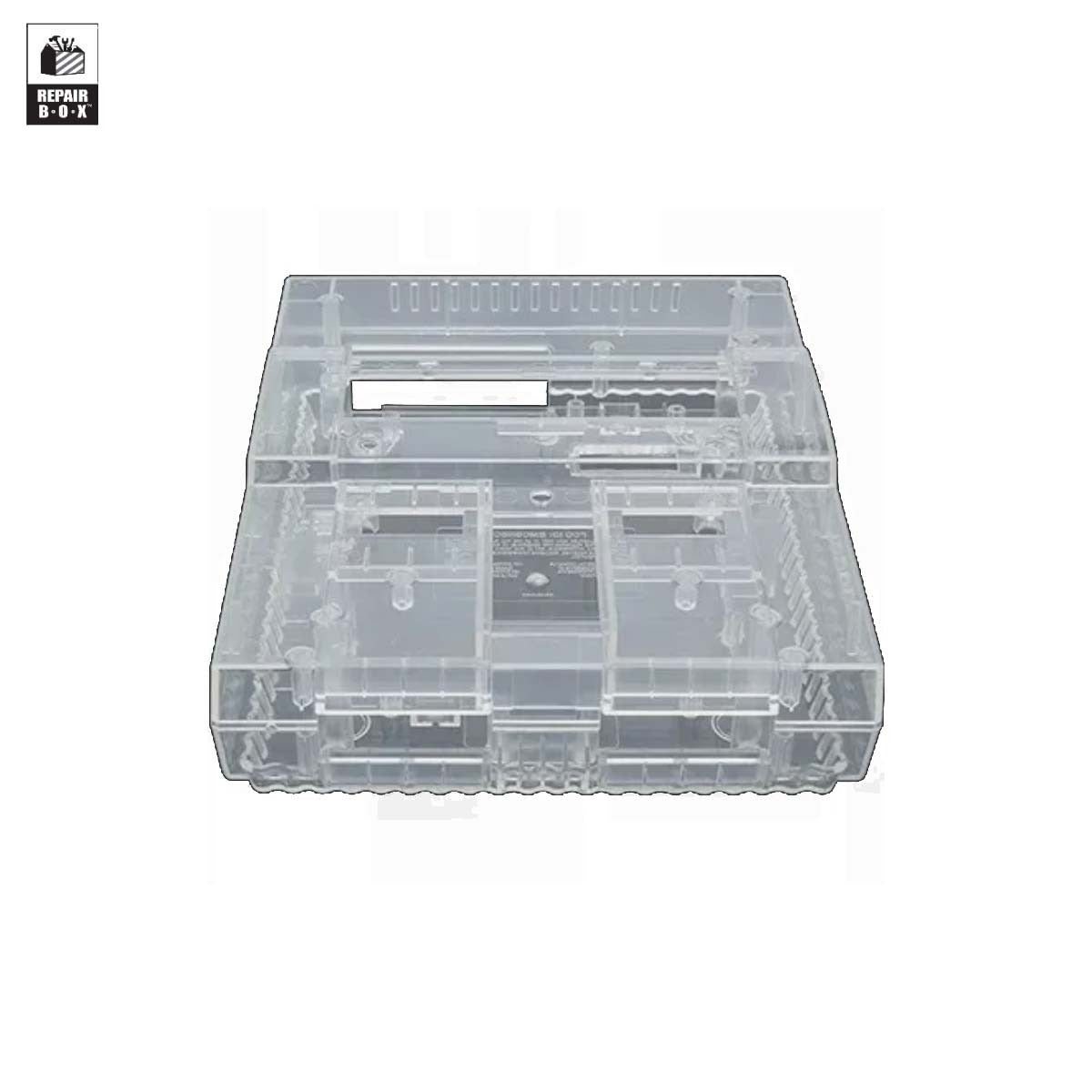 Custom housing shell for Nintendo SNES US NTSC - Clear | RepairBox