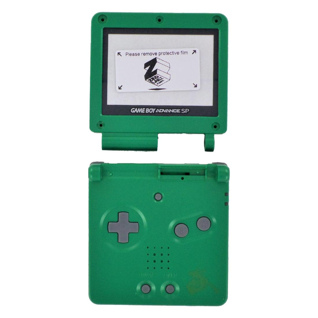 Housing shell for GameBoy Advance SP - Green Pokemon Rayquaza | ZedLabz
