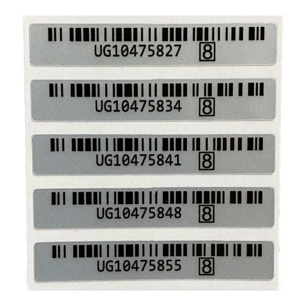 Serial number sticker for DS Lite reproduction label - 5 Pack | ZedLabz