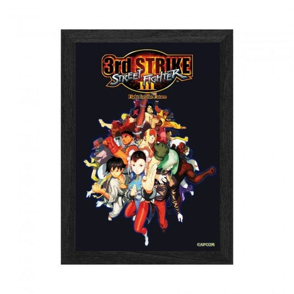 Streen Fighter 3 Third Strike lenticular frame art officially licensed ...