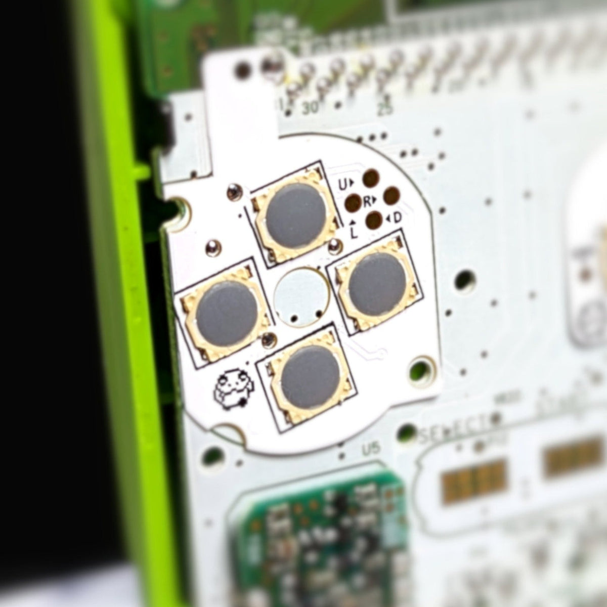 Tactile buttons mod for GBC clicky A B D-pad no wires | FroggoCustoms