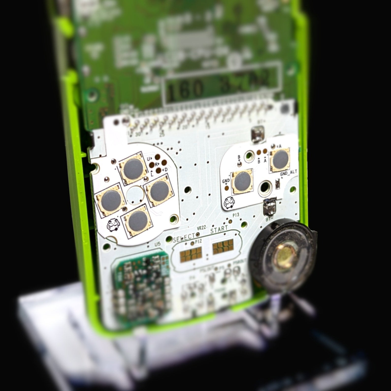 Tactile buttons mod for GBC clicky A B D-pad no wires | FroggoCustoms