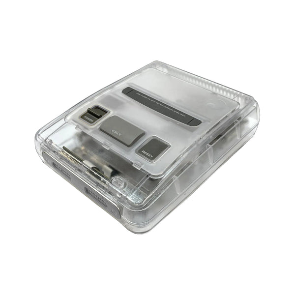Transparent shell for SNES Super Nintendo PAL (famicom JAP) console ...
