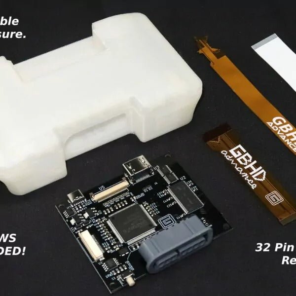 Game Boy Advance consolizer mod kit GBHD Advance | Gamebox Systems