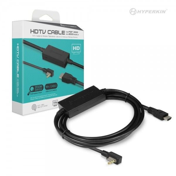 HDMI Adapter HDTV cable for Sony PSP 2000 & 3000 handheld 720p | Hyperkin