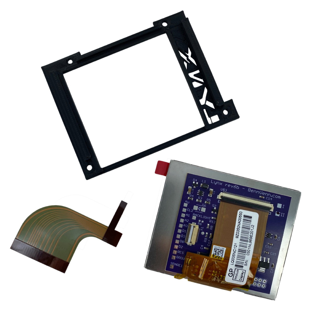 IPS upgrade kit for Atari Lynx model 2 drop in solderless mod | BennVenn